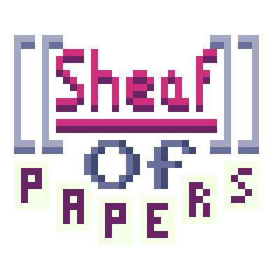 Menu - Sheaf of Papers